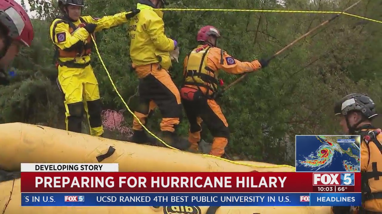 Preparing For Hurricane Hilary – FOX 5 San Diego & KUSI News