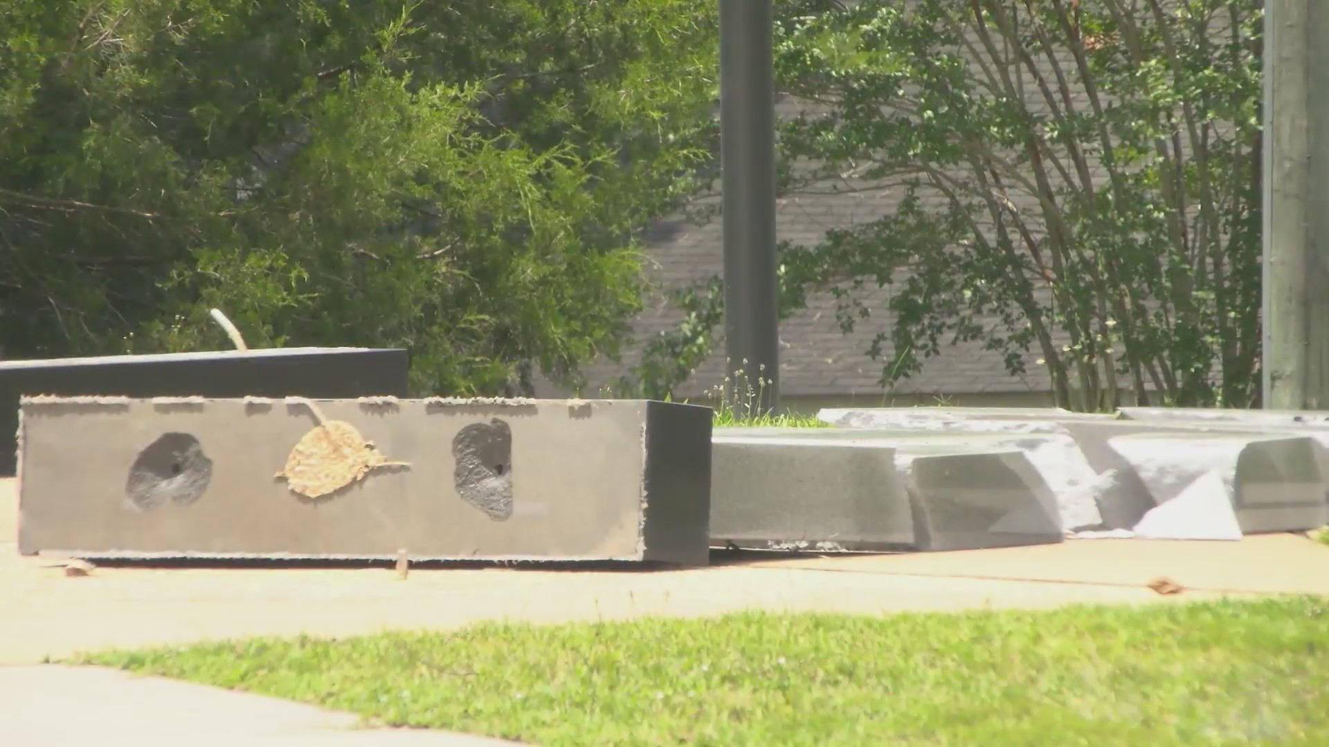 Damaged monuments memorializing fallen soldiers are close to being ...