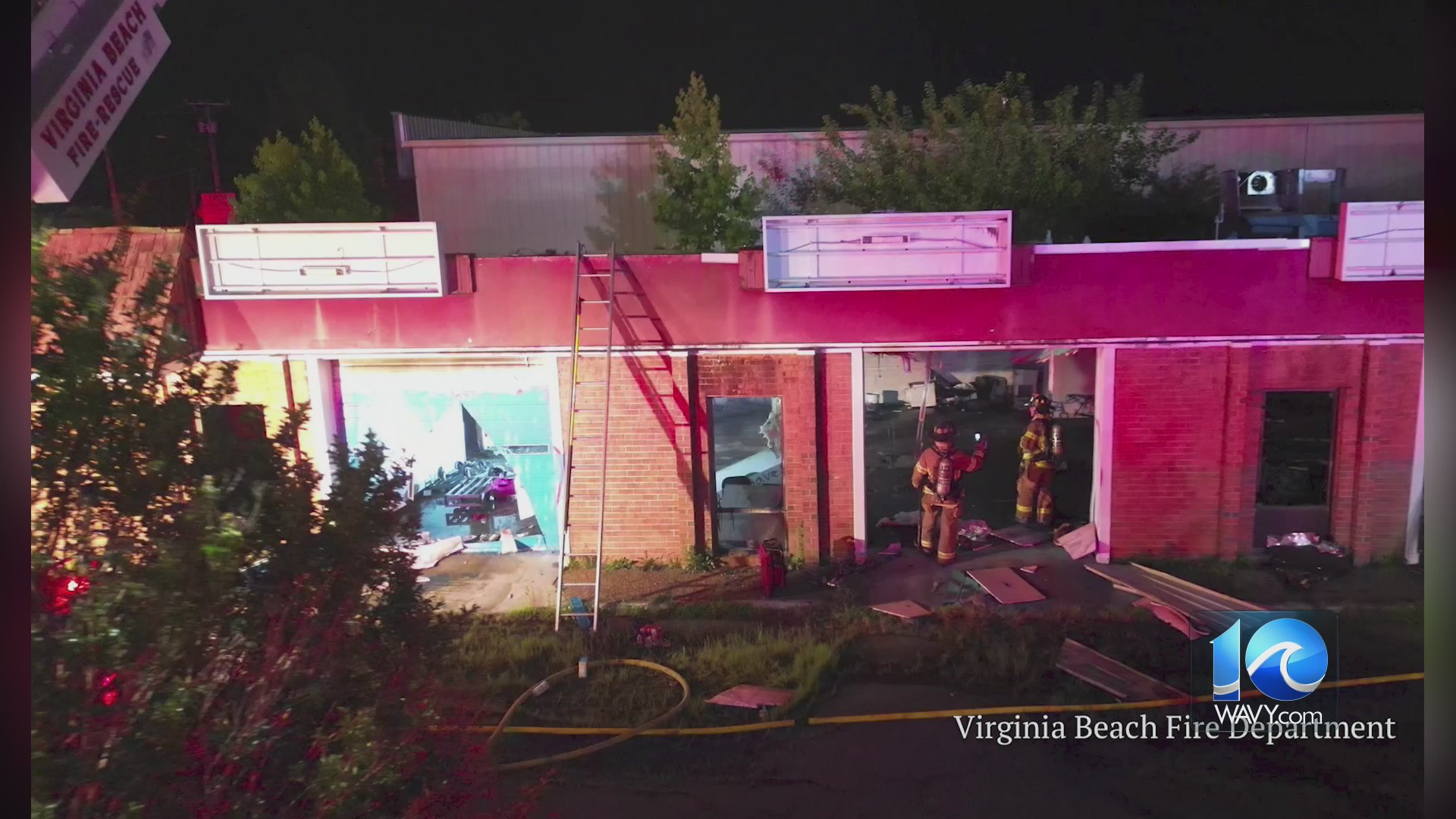 Crews respond to fire on First Colonial Rd. in Virginia Beach – WAVY.com