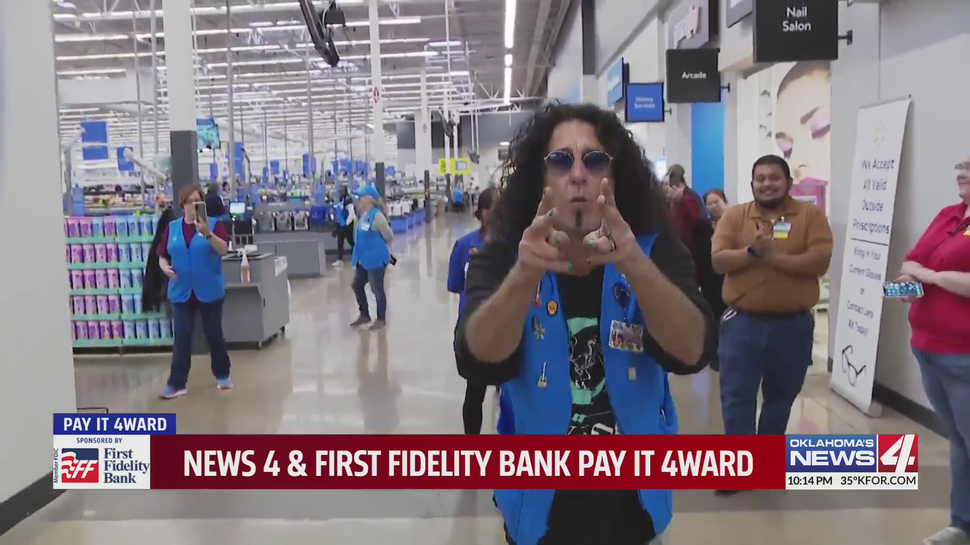 Walmart greeter extraordinaire put in the spotlight – KFOR.com Oklahoma ...