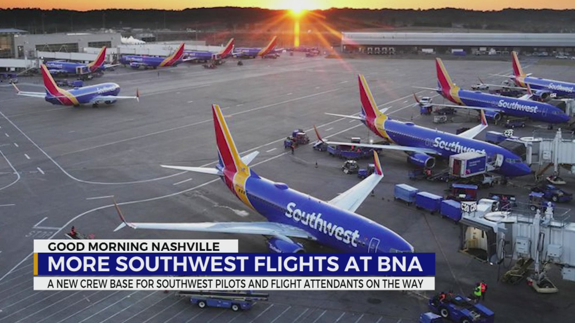 More Southwest flights coming to BNA in 2024 – WKRN News 2