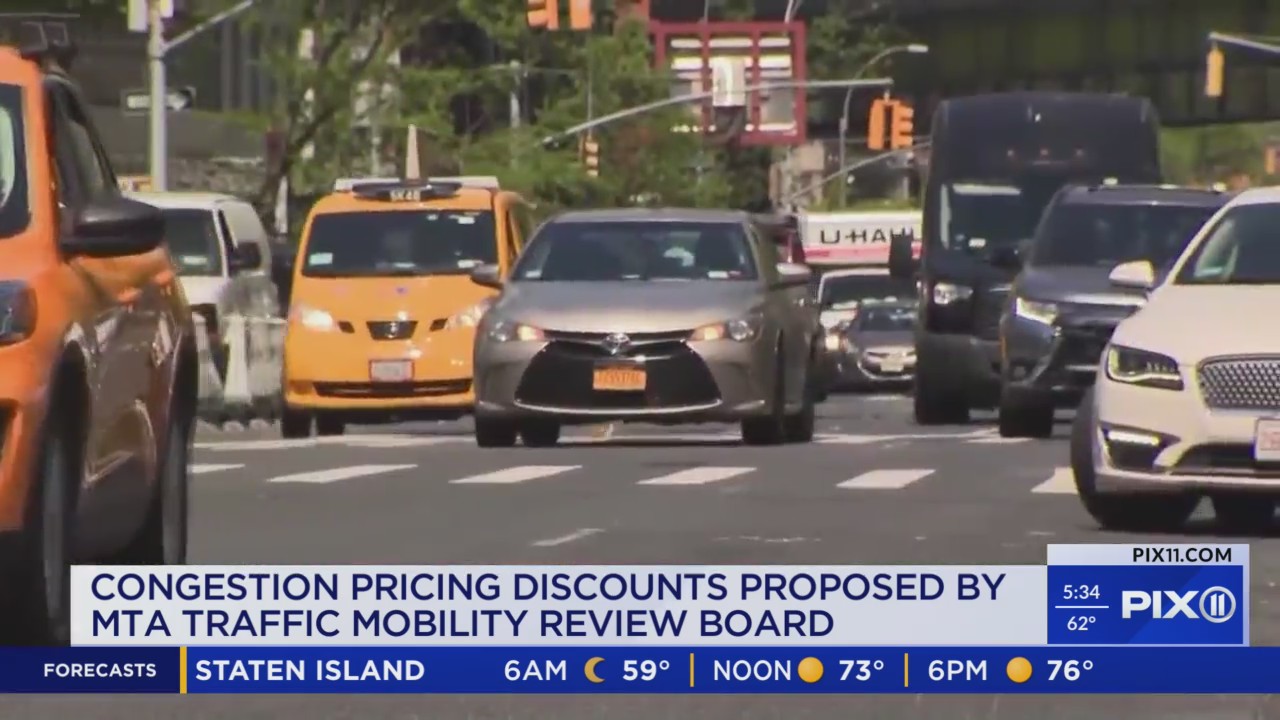 Congestion pricing discounts proposed by MTA Traffic Mobility Review ...