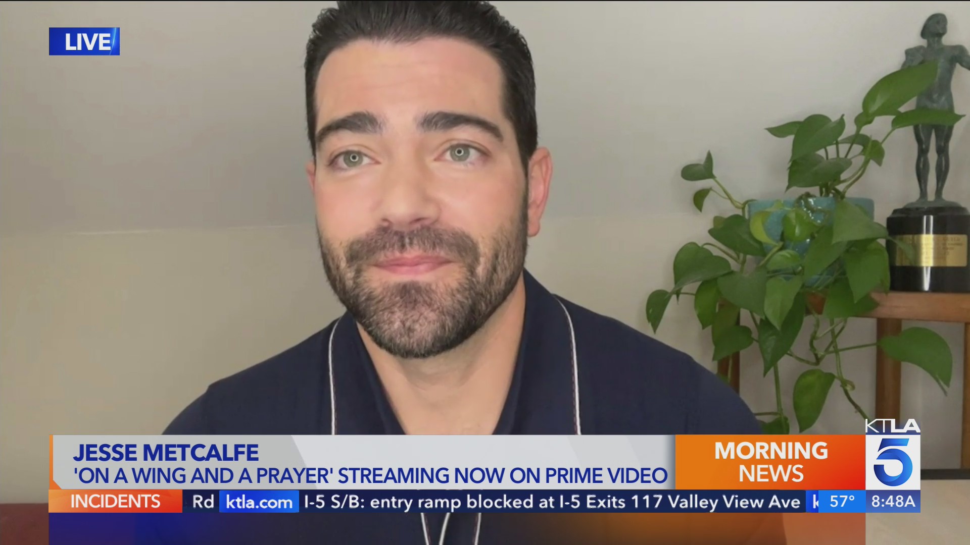 Jesse Metcalfe talks about his new movie ‘On a Wing and a Prayer’ – KTLA