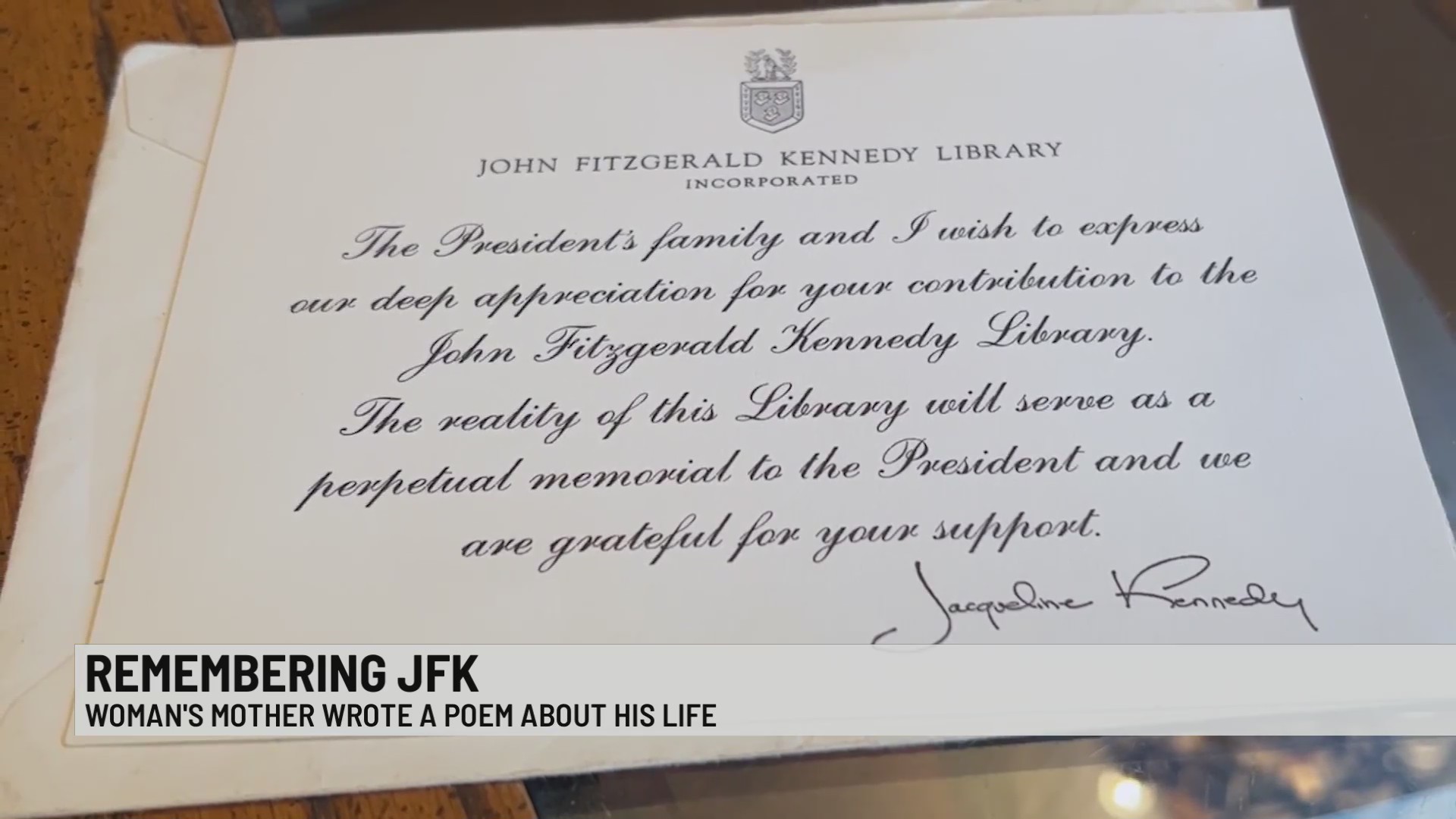 Upstate woman remembers mother’s poem, letter written by Jacqueline ...