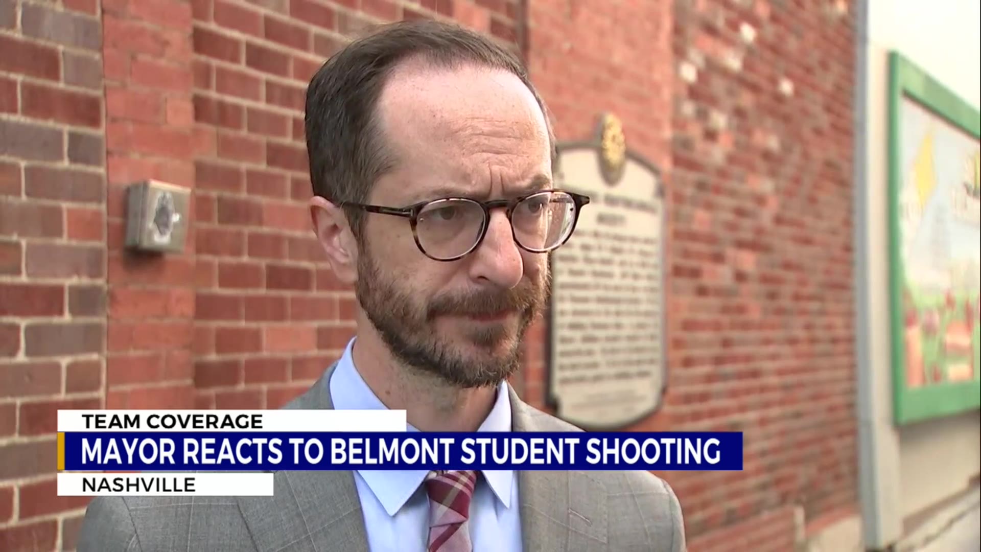 Mayor O’Connell reacts after Belmont student shot – WKRN News 2