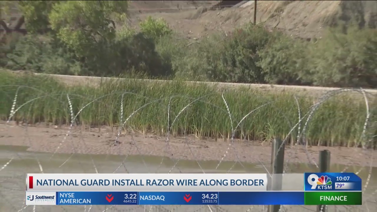 Texas places razor wire along border with New Mexico – KGET 17 News