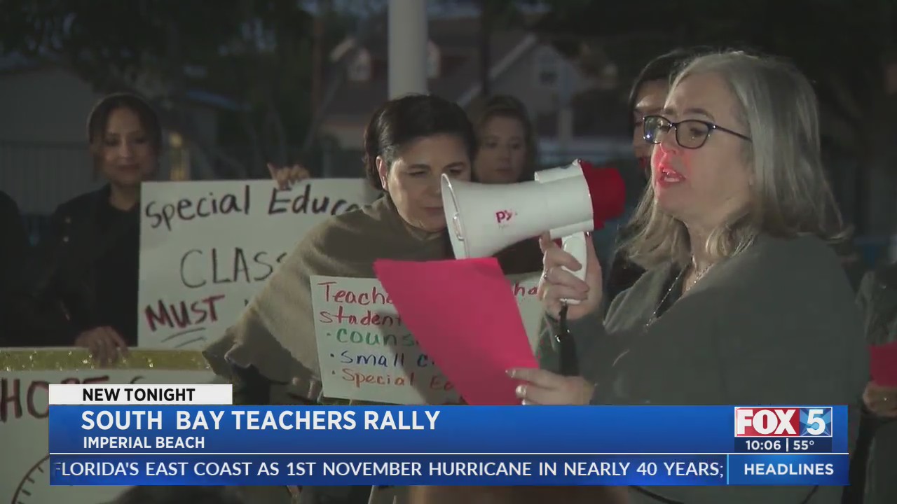 South Bay Teachers Rally – FOX 5 San Diego & KUSI News