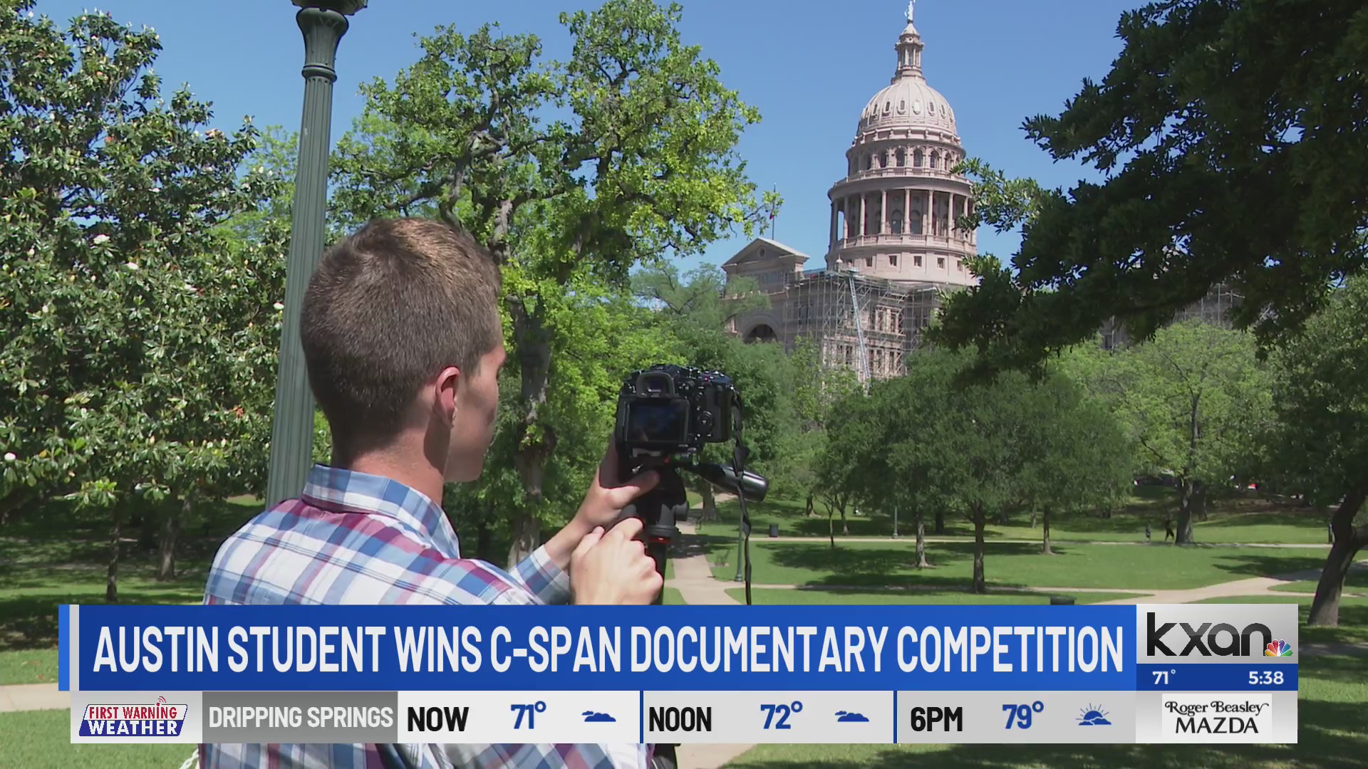 Austin student wins C-SPAN competition – KXAN Austin