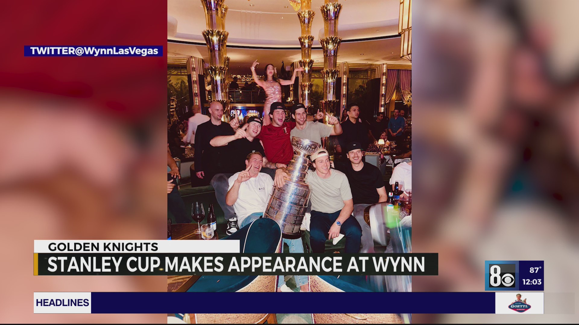 VGK players knight out with Lord Stanley’s Cup – KLAS