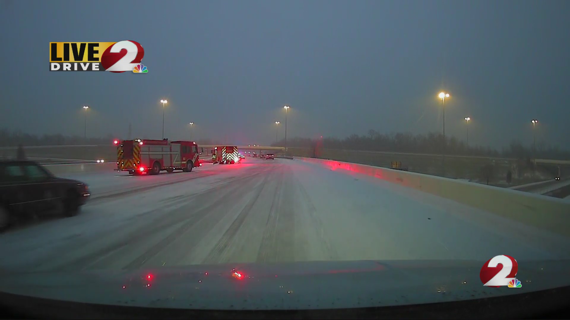 LIVE DRIVE 2 sees crash during snowfall – WDTN.com