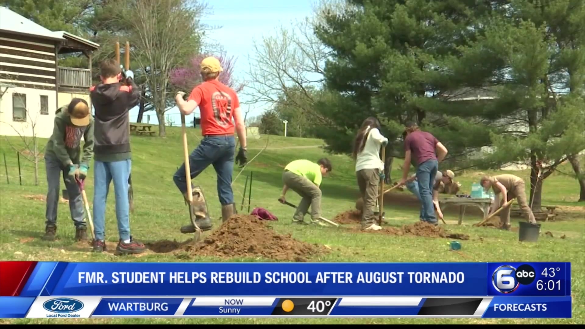 Former student helps rebuild school after tornado – WATE 6 On Your Side