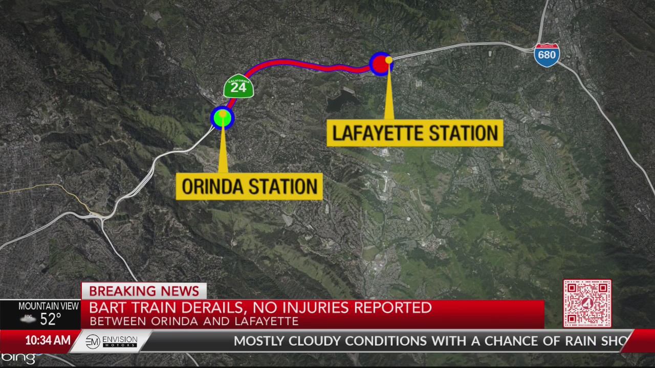 No injuries reported after BART train derailment – KRON4