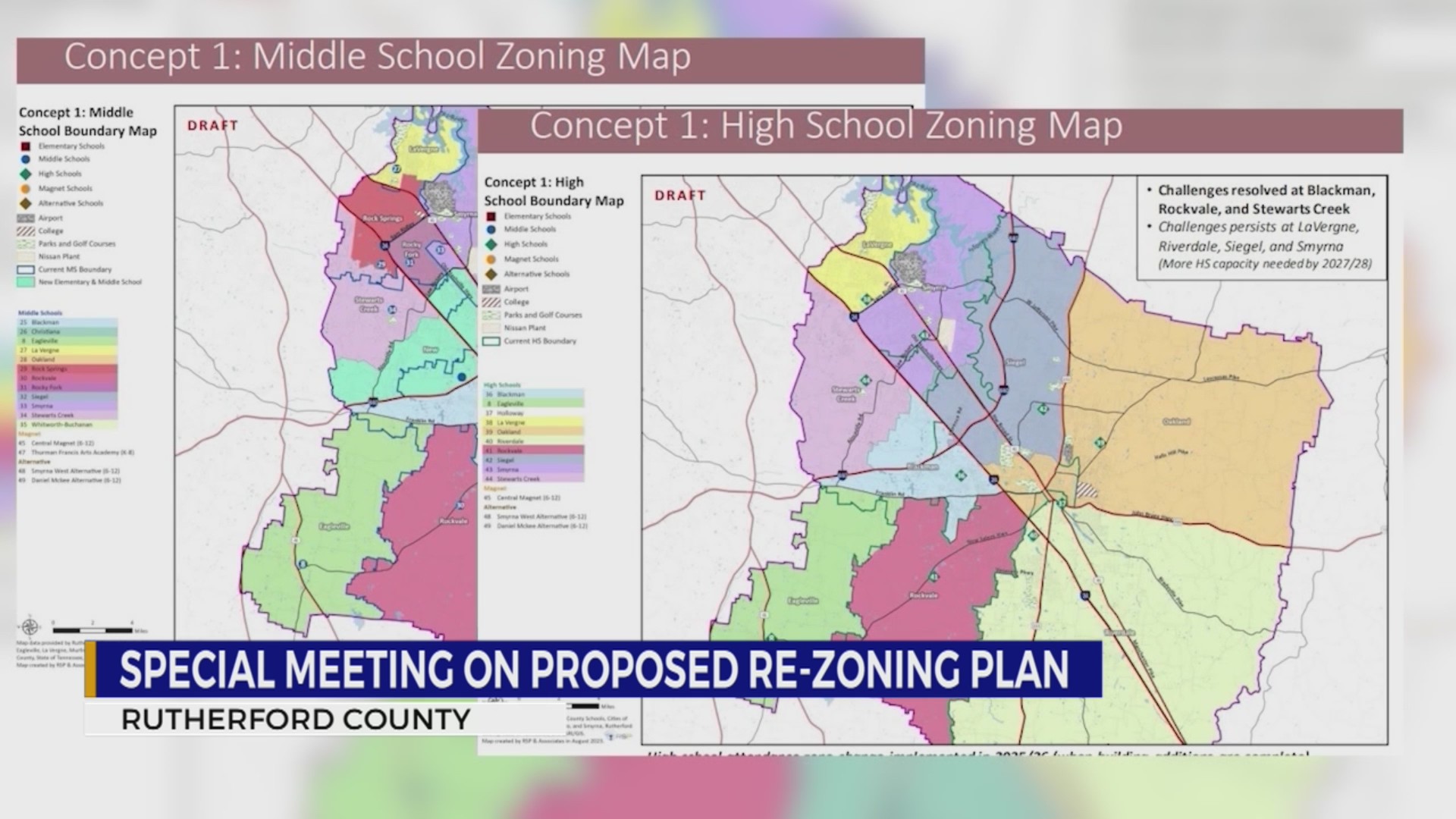 Special meeting on proposed rezoning plan in Rutherford County, TN ...