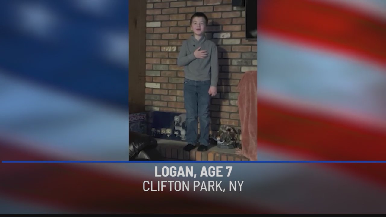 Logan gives us our daily Pledge of Allegiance! – NEWS10 ABC