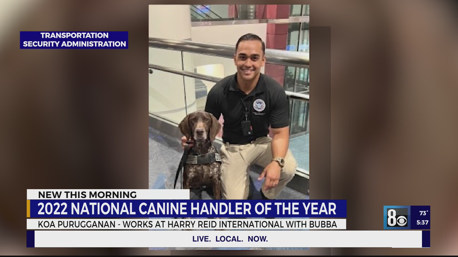 Local man wins National Canine Handler of the Year – KLAS