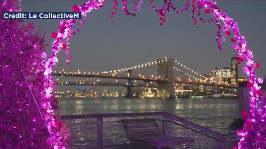 Pink Pier takes over Pier 15 in NYC – PIX11