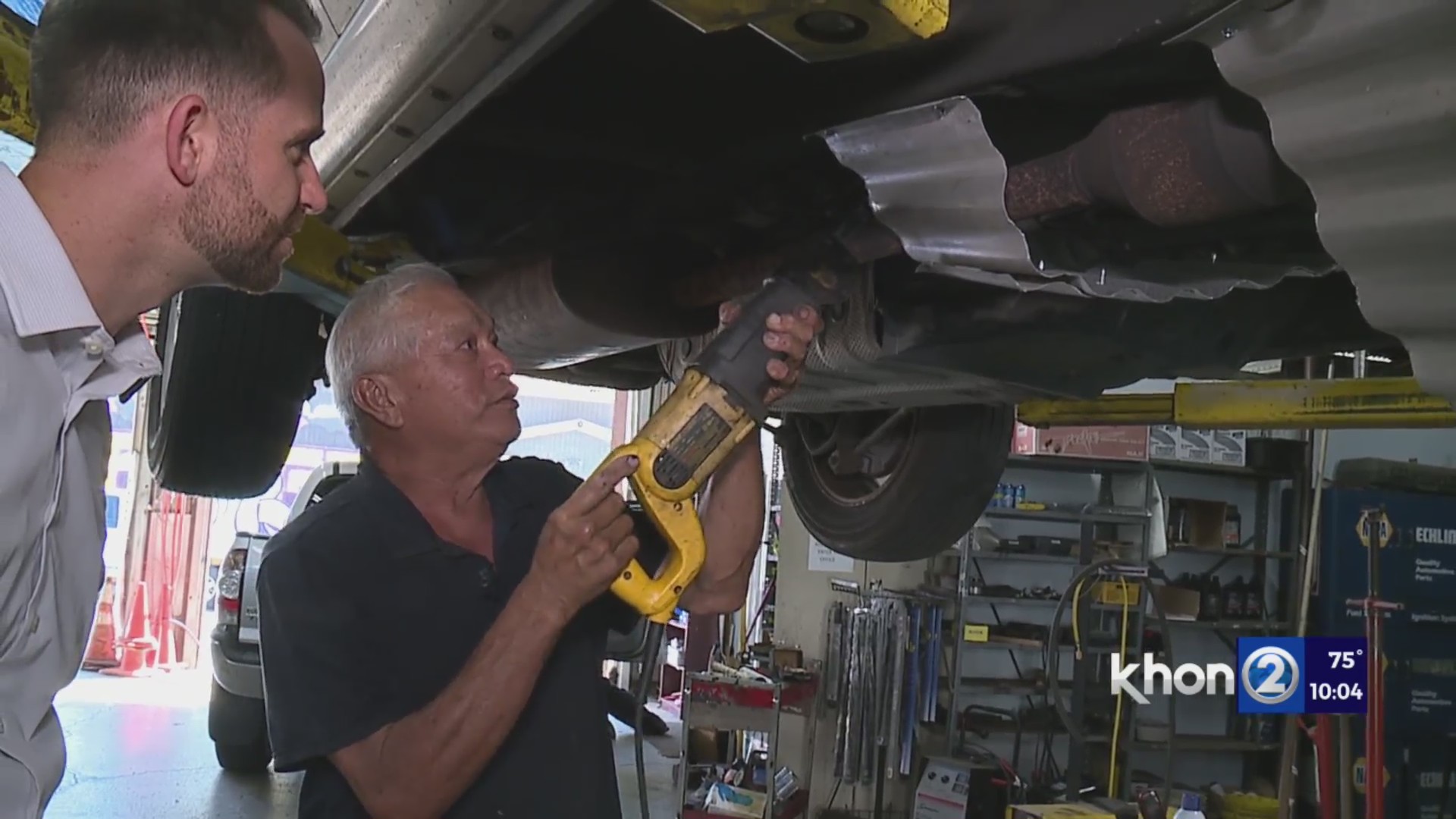 Hawaii mechanic touts fix for catalytic converter theft – KHON2