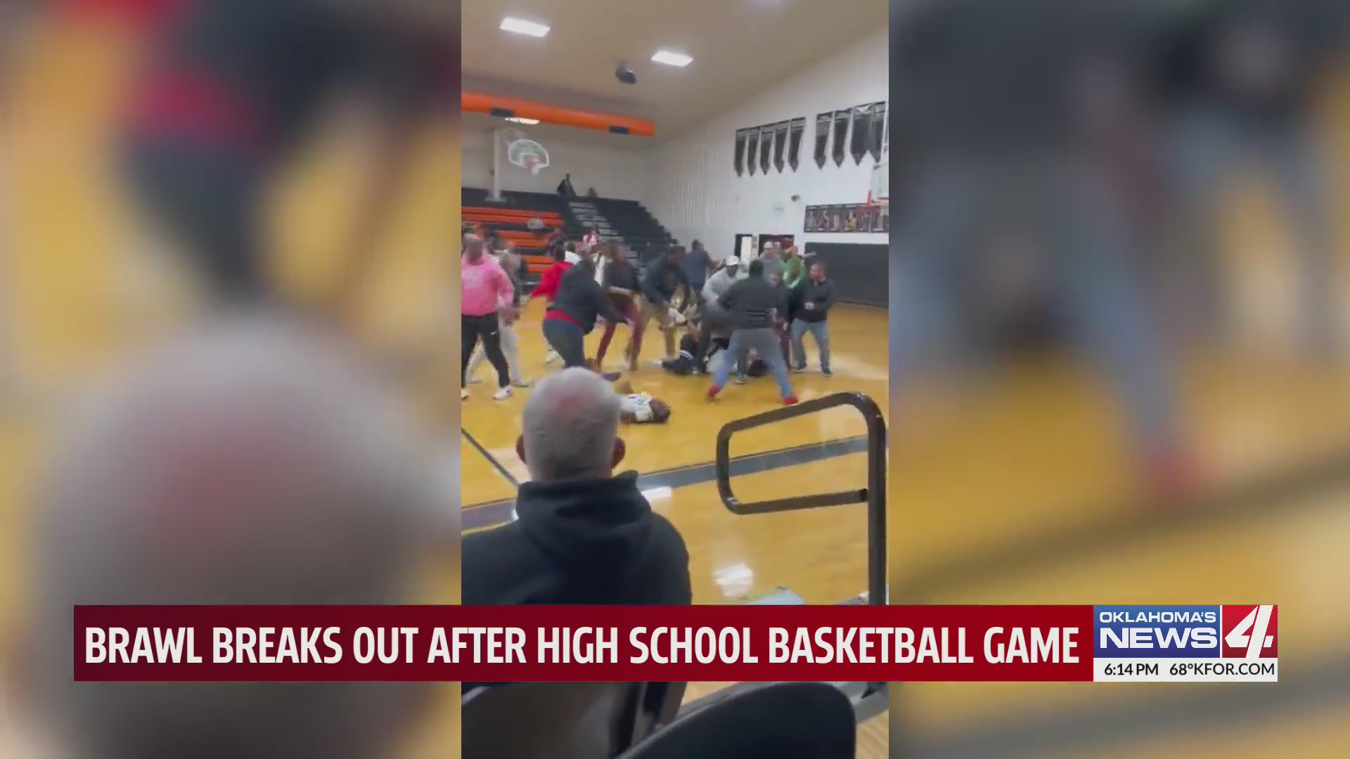 Brawl breaks out after high school basketball game – KFOR.com Oklahoma City