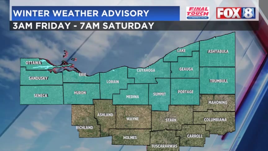 Weather update: Thursday evening – Fox 8 Cleveland WJW