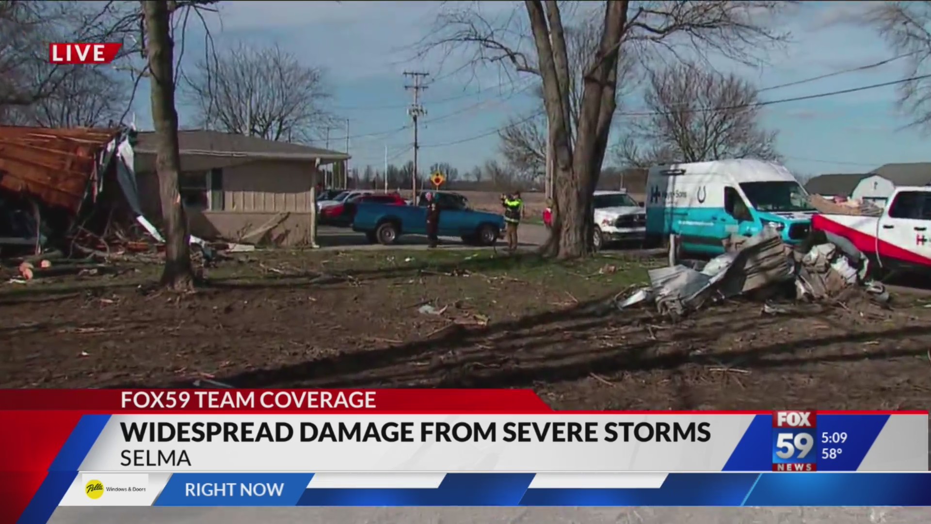 An overview of the latest storm information in Selma, Delaware County ...