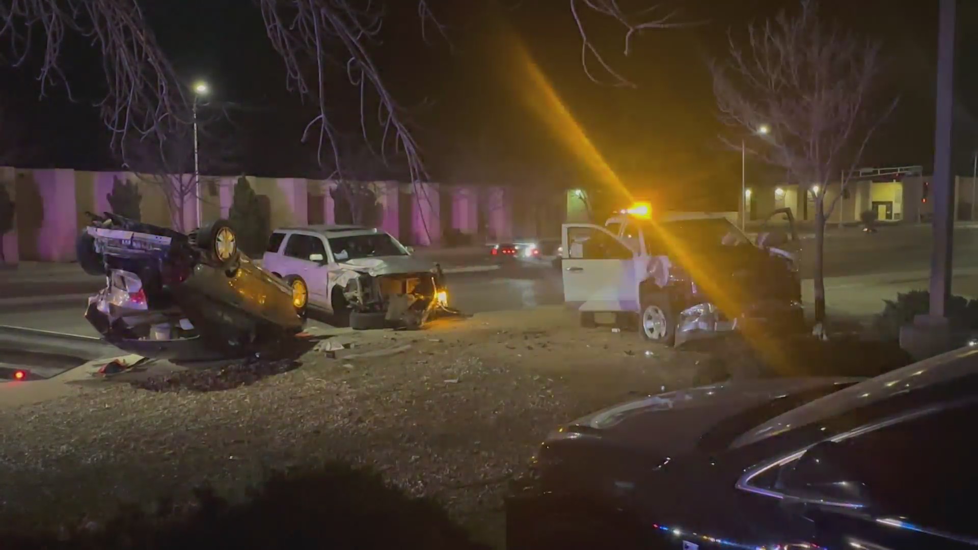 Authorities respond to crash on Lomas – KRQE NEWS 13 – Breaking News ...