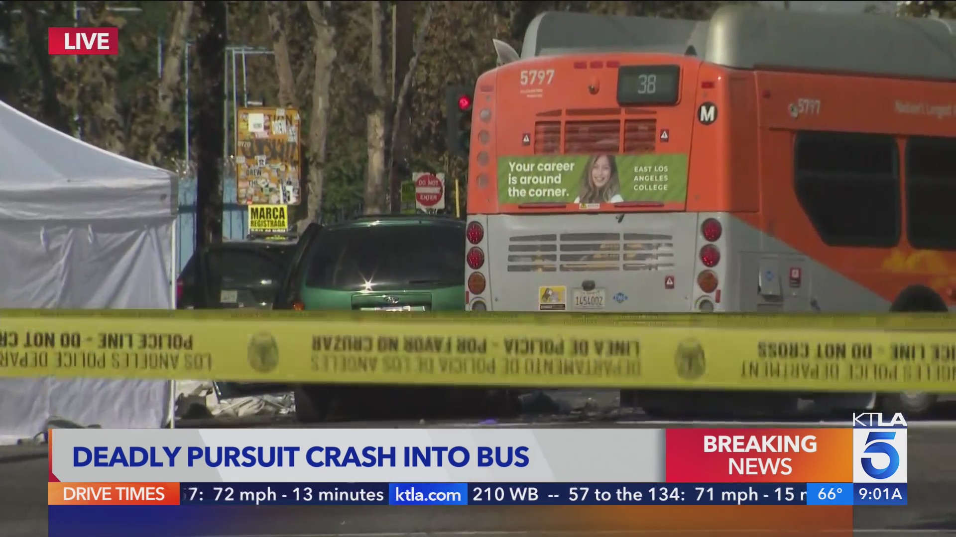 2 dead, 2 others injured after minivan involved in pursuit slams into ...