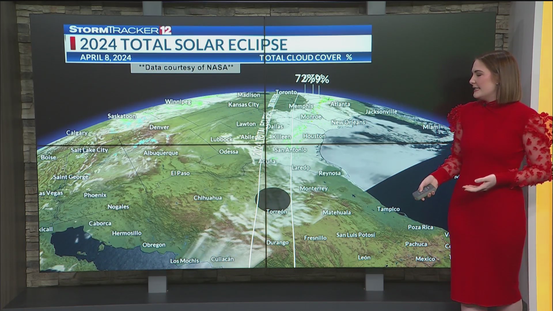 West Virginia eclipse forecast from Monday morning – WBOY.com