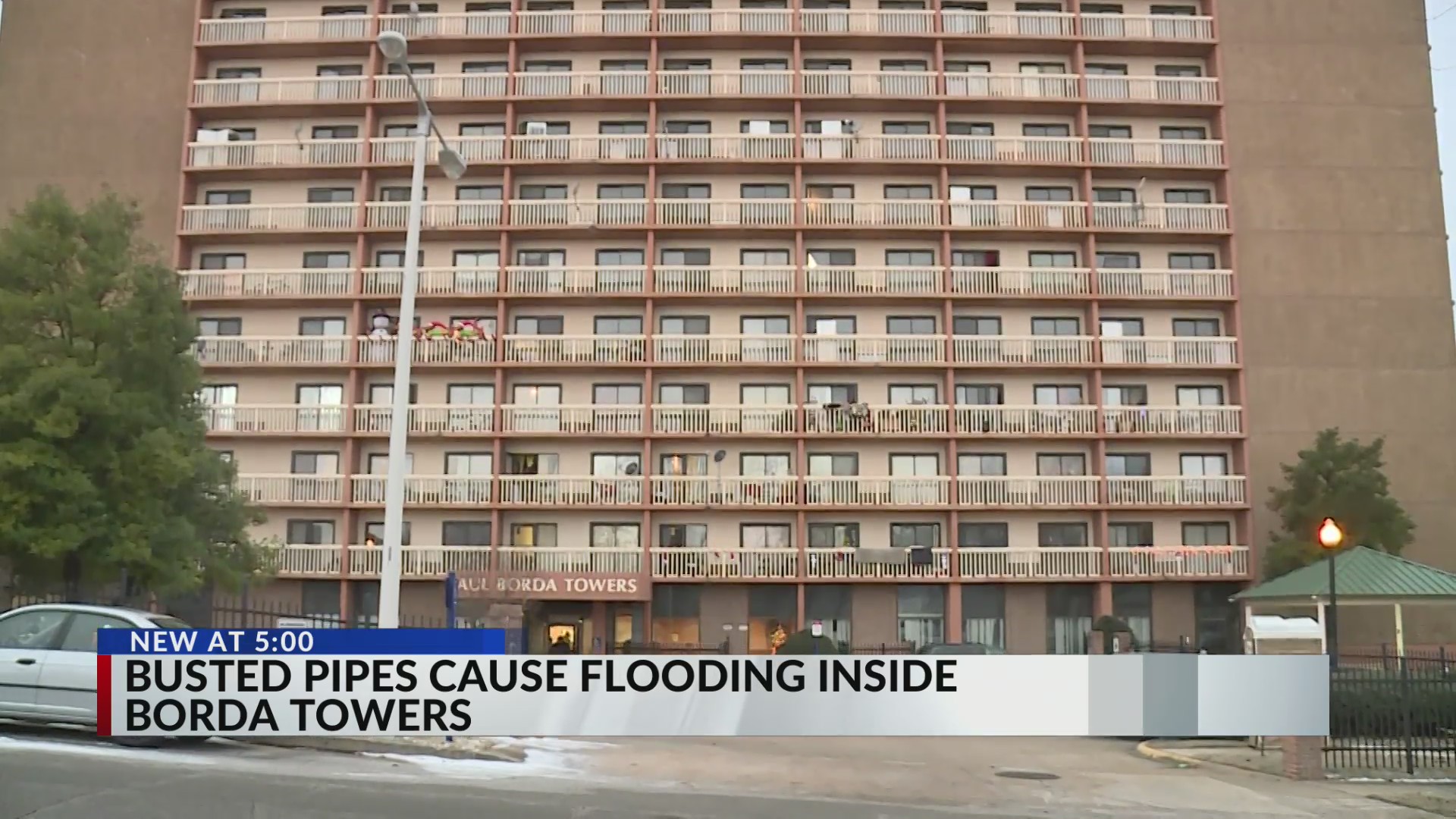Water pipes burst, flooding MHA apartment tower – WREG.com