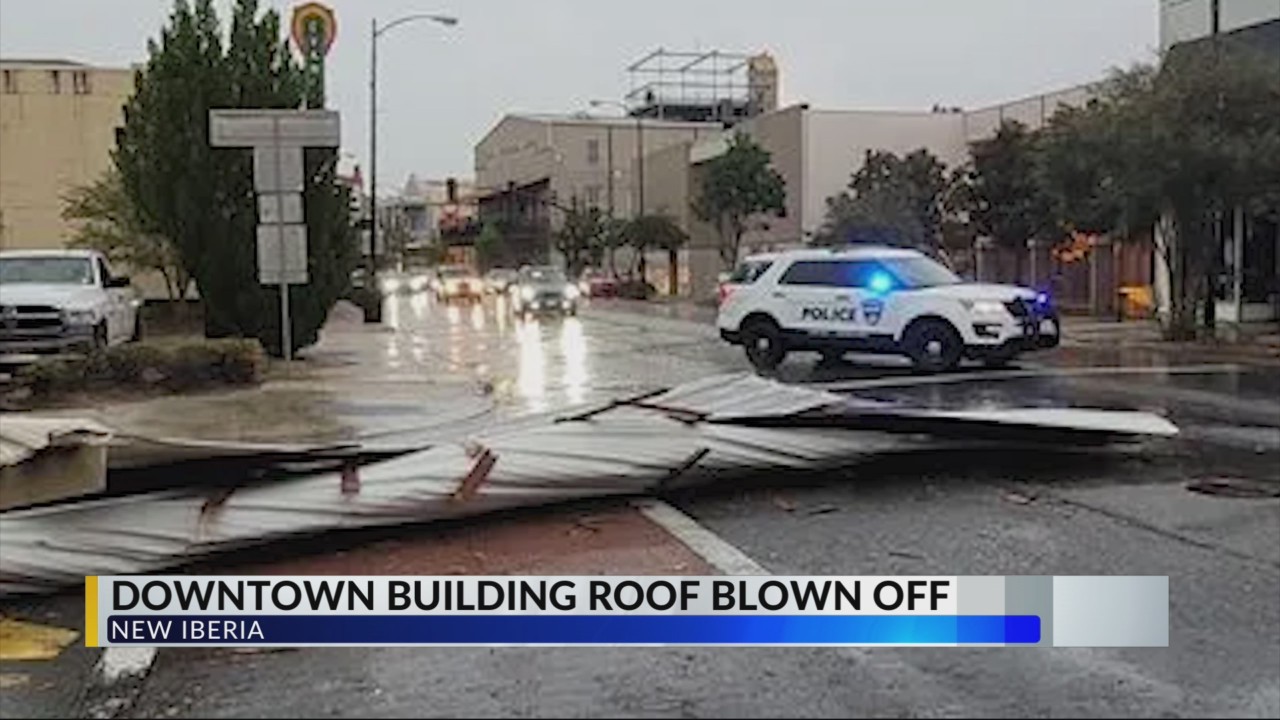 Roof blown off building – KLFY.com