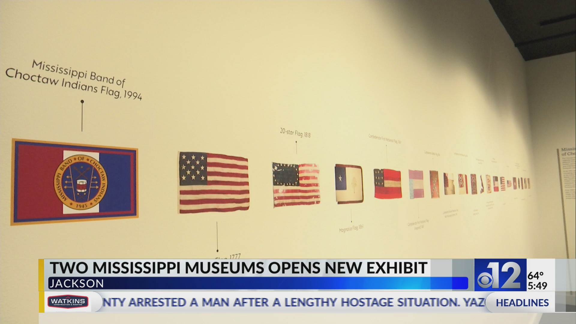 Flag exhibit opens at Two Mississippi Museums – WJTV