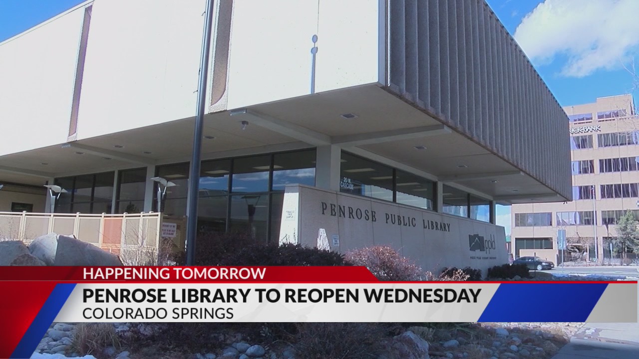 `Minimal meth contamination`: Penrose Library to reopen after testing ...