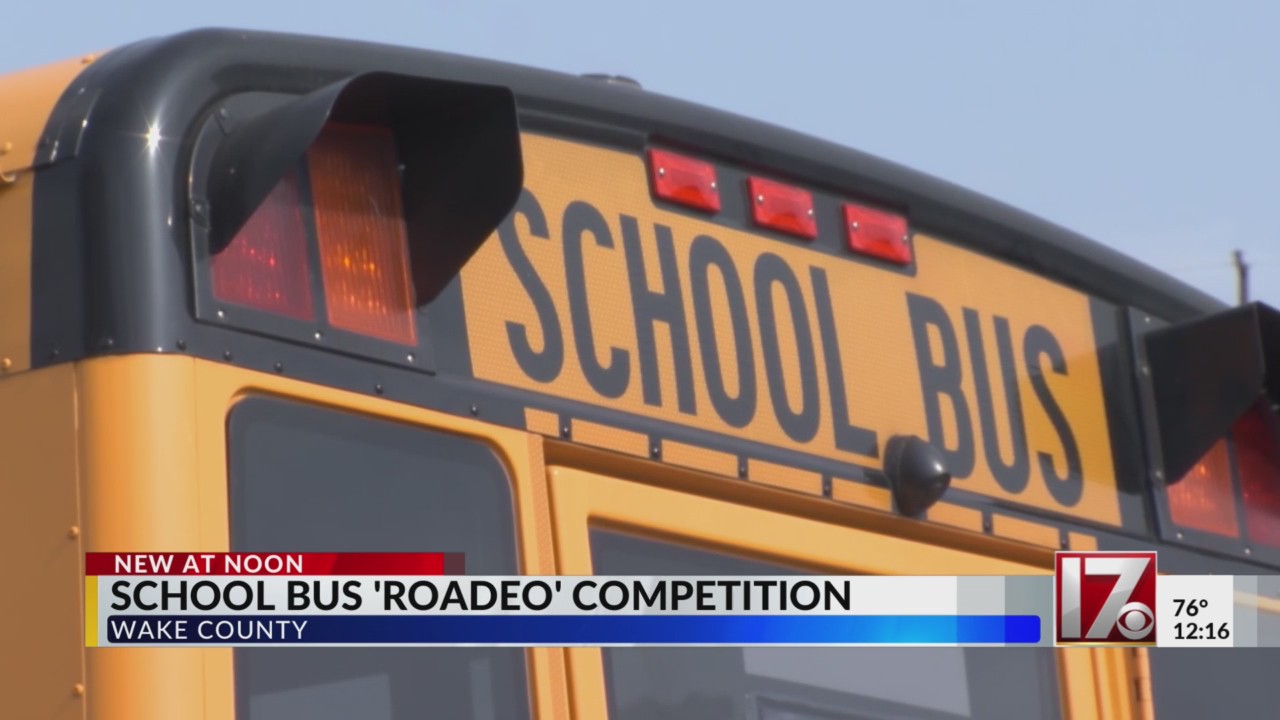 School bus rodeo competition in Wake County – CBS17.com