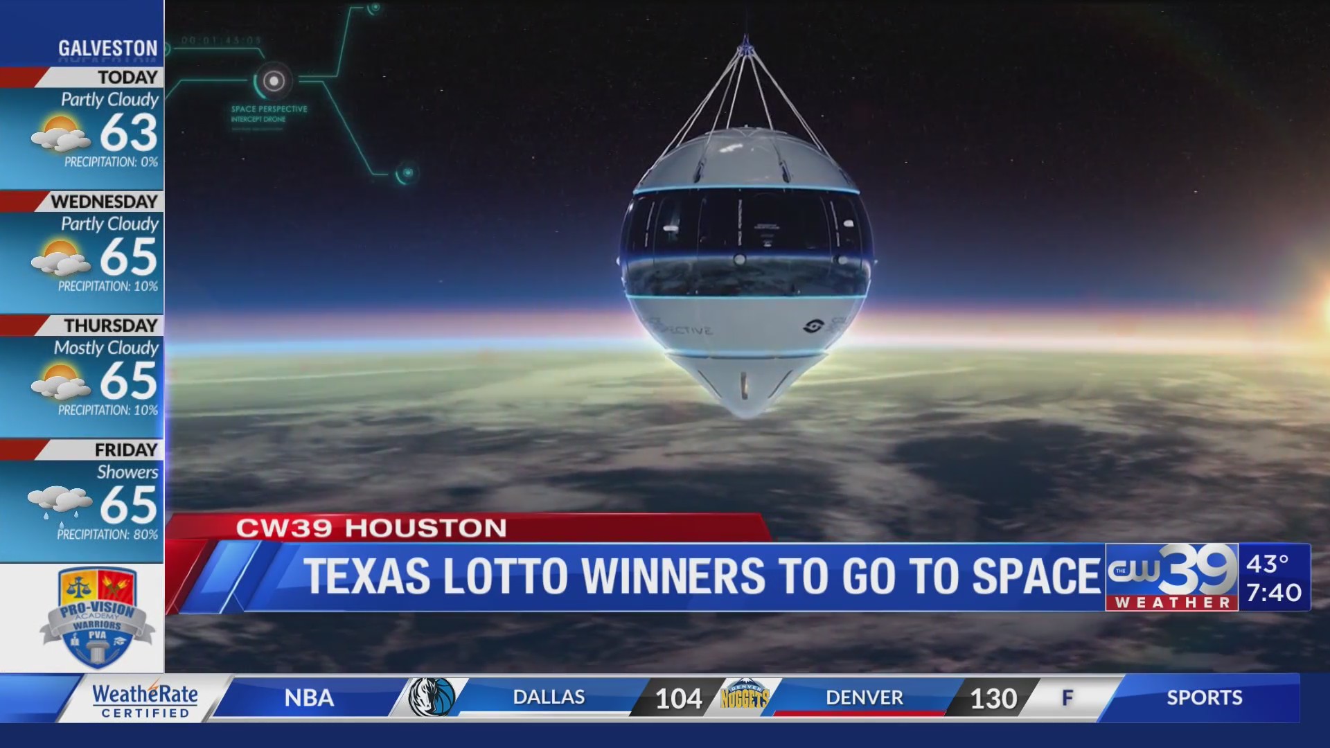 How Texas Lottery winners can go to space | CW39 HOUSTON – CW39 Houston