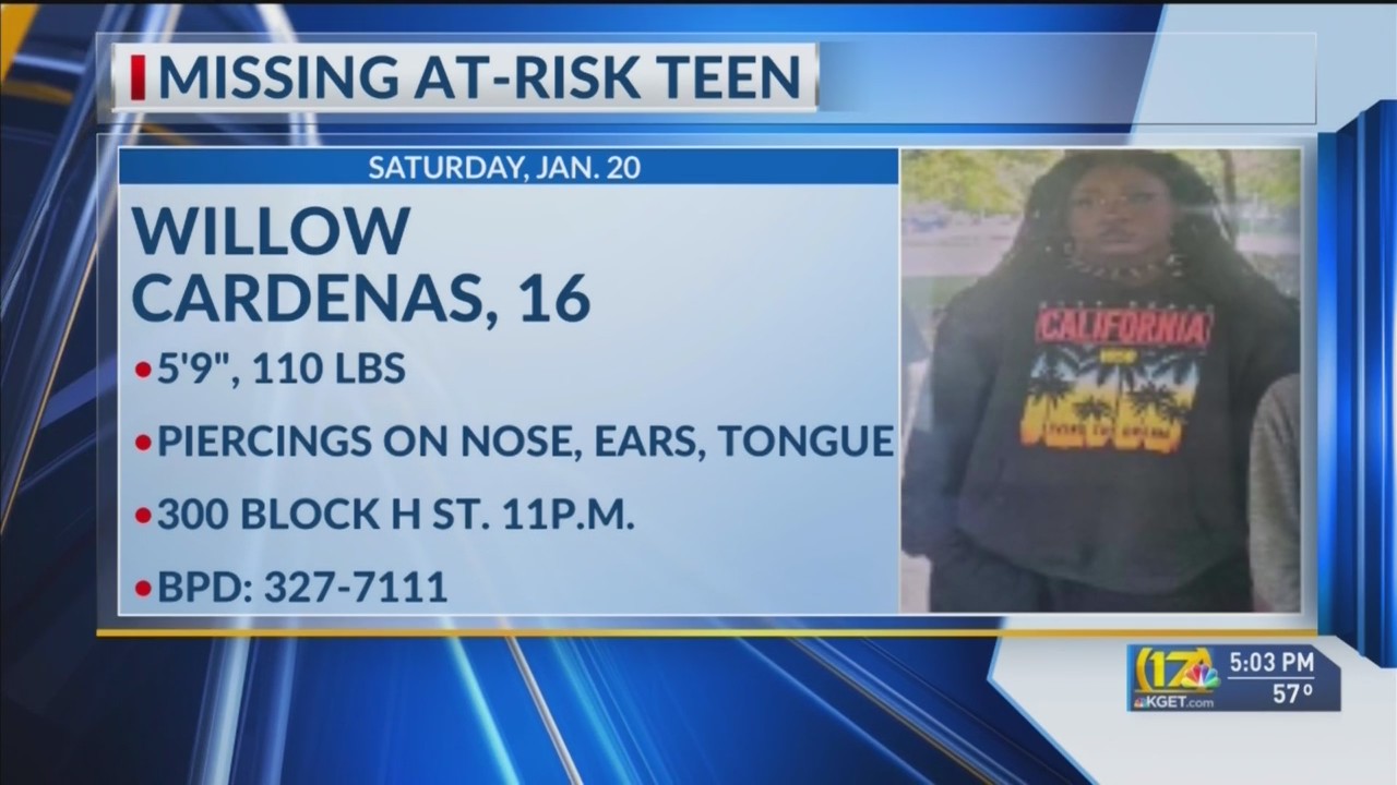 BPD searching for missing teenager last seen in central Bakersfield – KGET 17 News