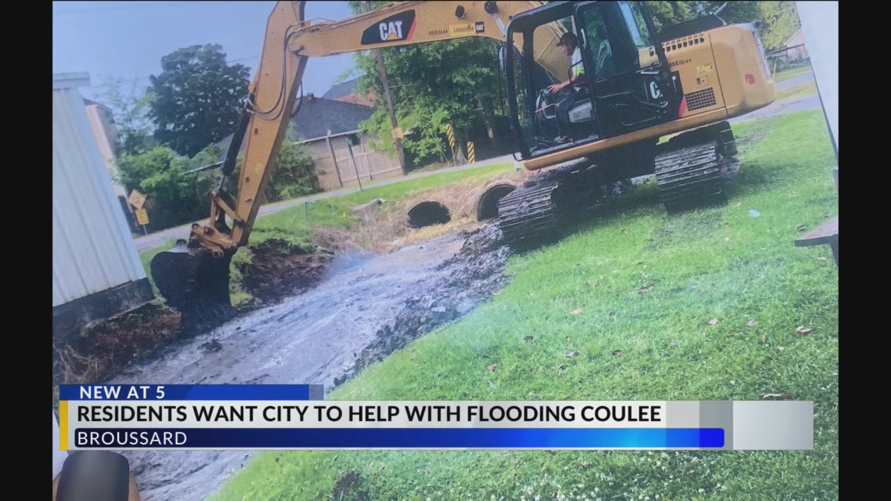 Residents wants help with flooding coulee – KLFY.com