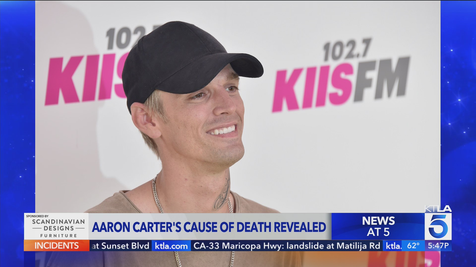 Coroner: Aaron Carter drowned after huffing, ingesting drugs – KTLA