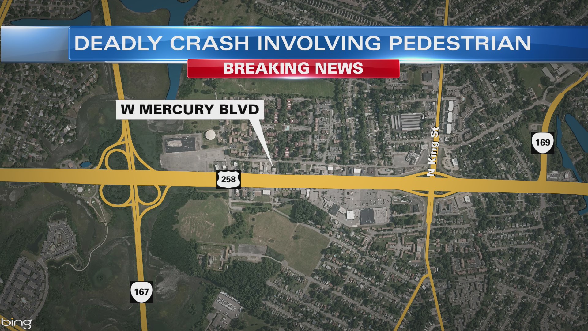 Fatal pedestrian accident on Mercury Boulevard in Hampton – WAVY.com