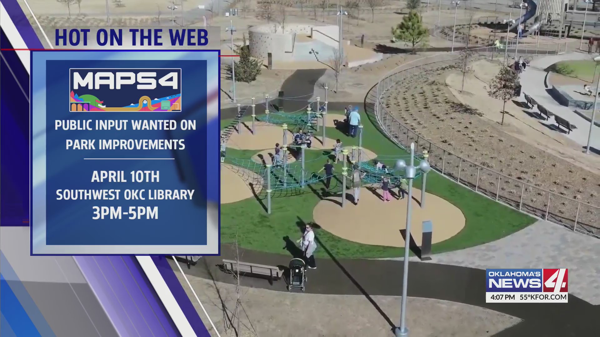 MAPS 4 asking for public input on park improvements – KFOR.com Oklahoma ...