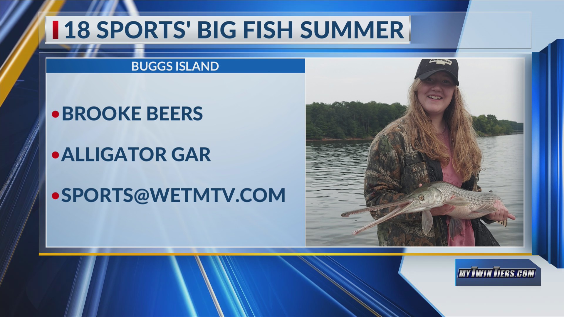 Big Fish Summer – Brooke Bears alligator gar – WETM – MyTwinTiers.com