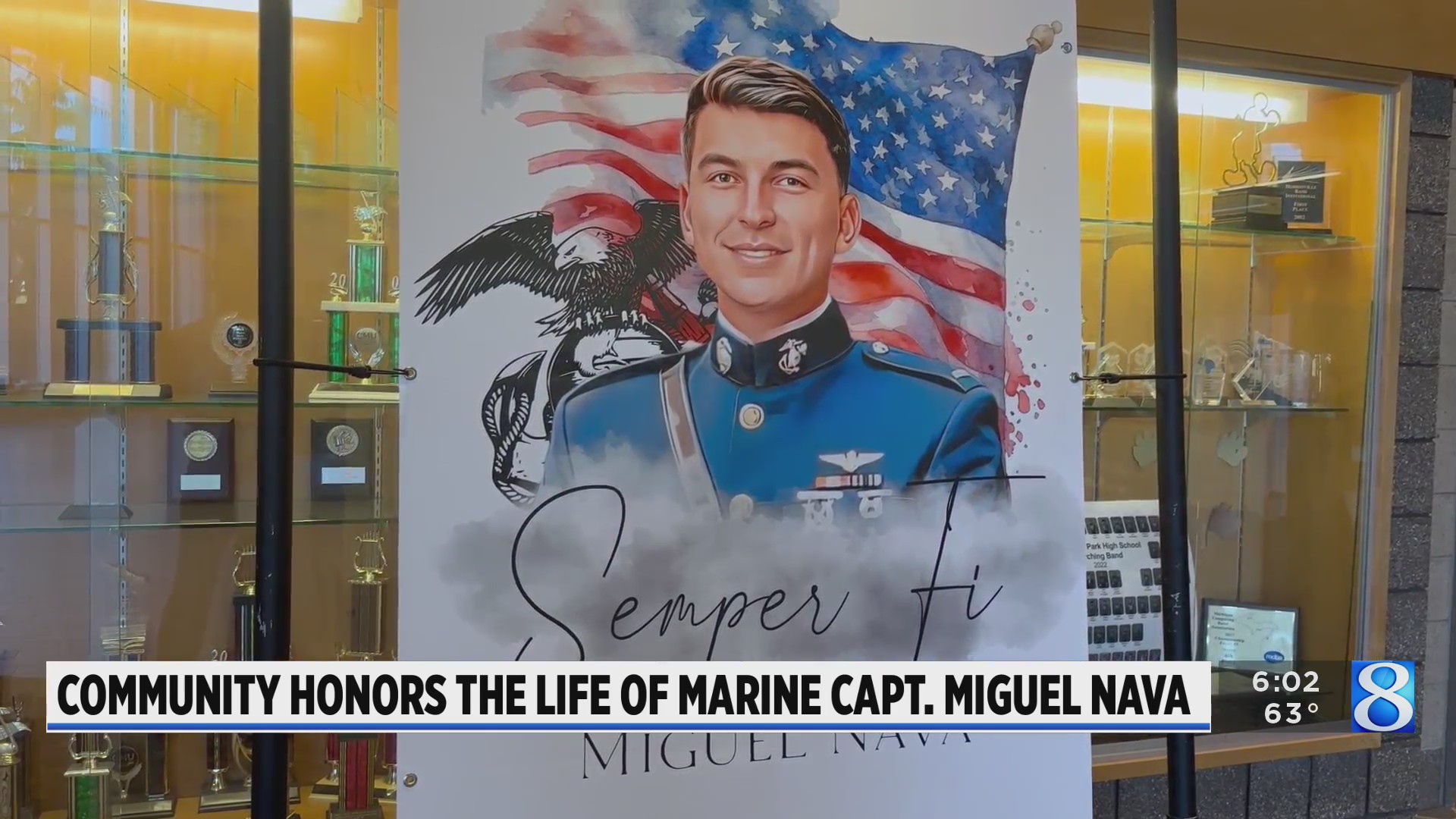 Community honors the life of Marine Capt. Miguel Nava – WOODTV.com