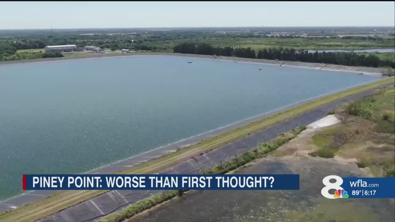 Contamination from Piney Point spill detected as far away as Tarpon ...