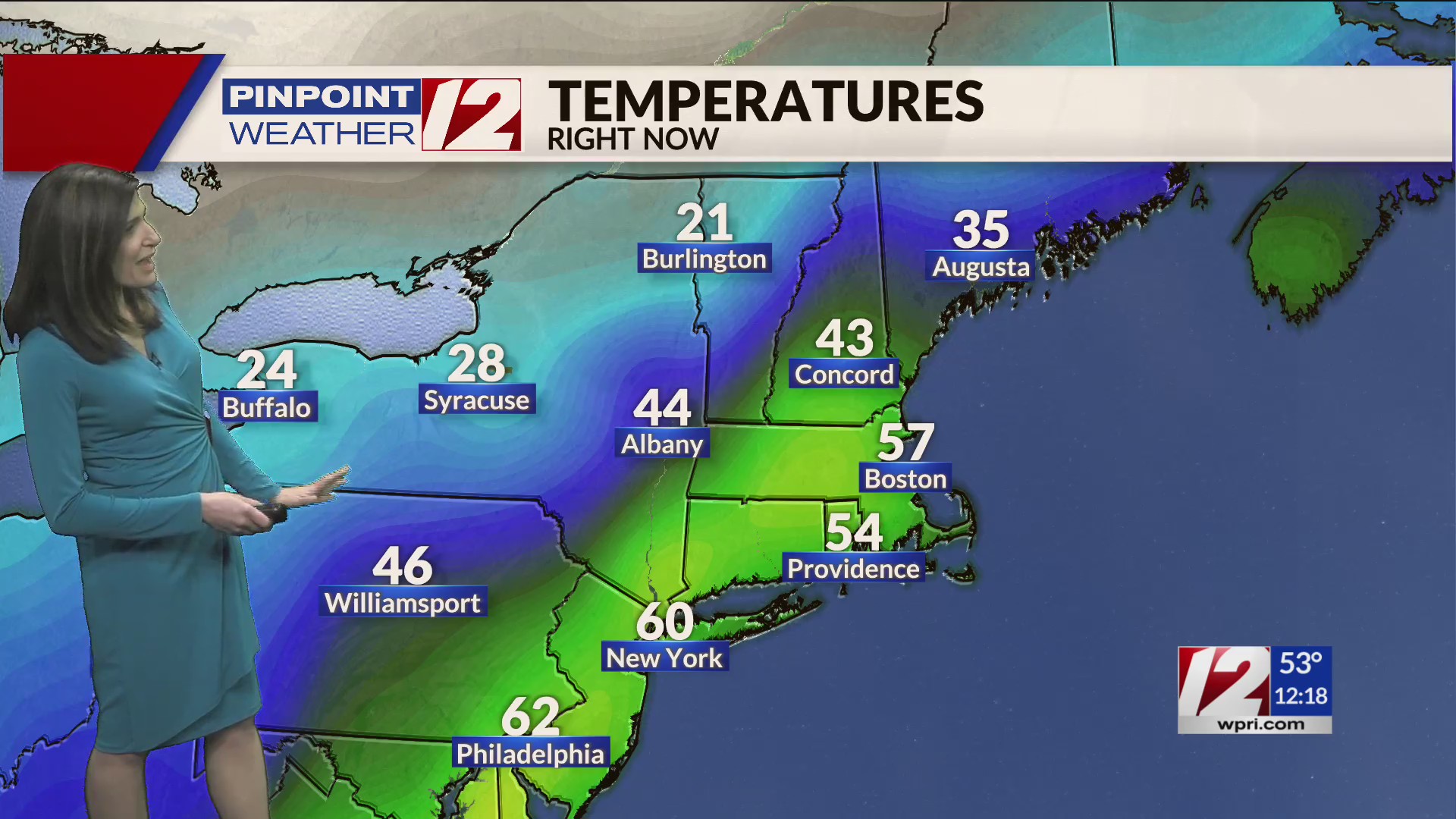 Pinpoint Weather 12 Forecast: Mild, Rainy Today; Cool Start to Weekend ...