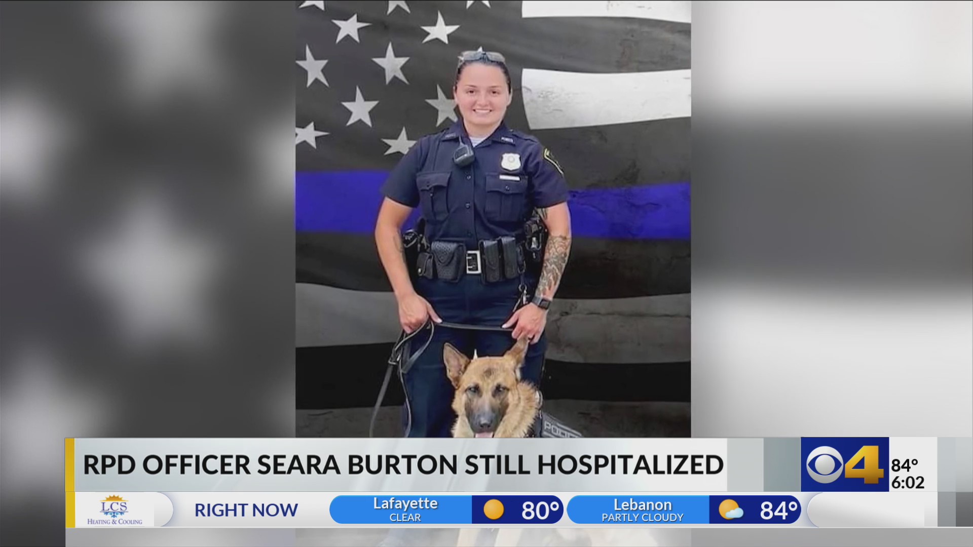 Richmond still holding out hope as Officer Seara Burton continues ...