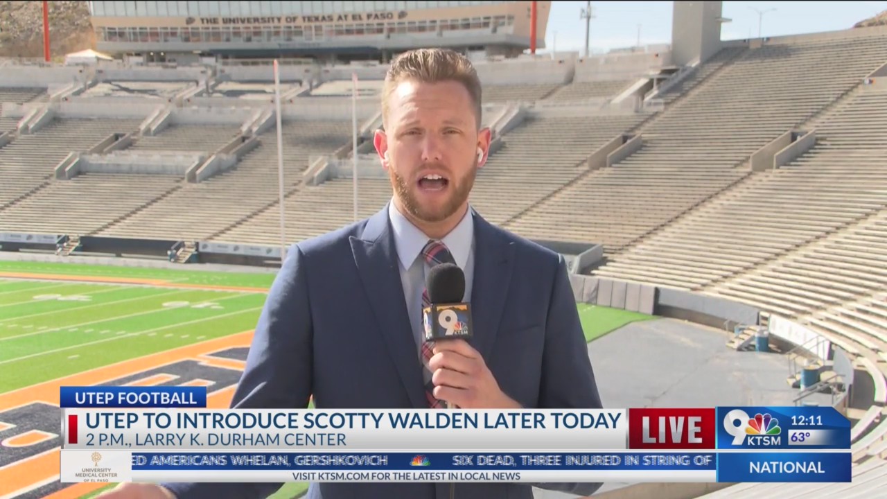 WATCH LIVE: UTEP introduces Scotty Walden as new head football coach ...