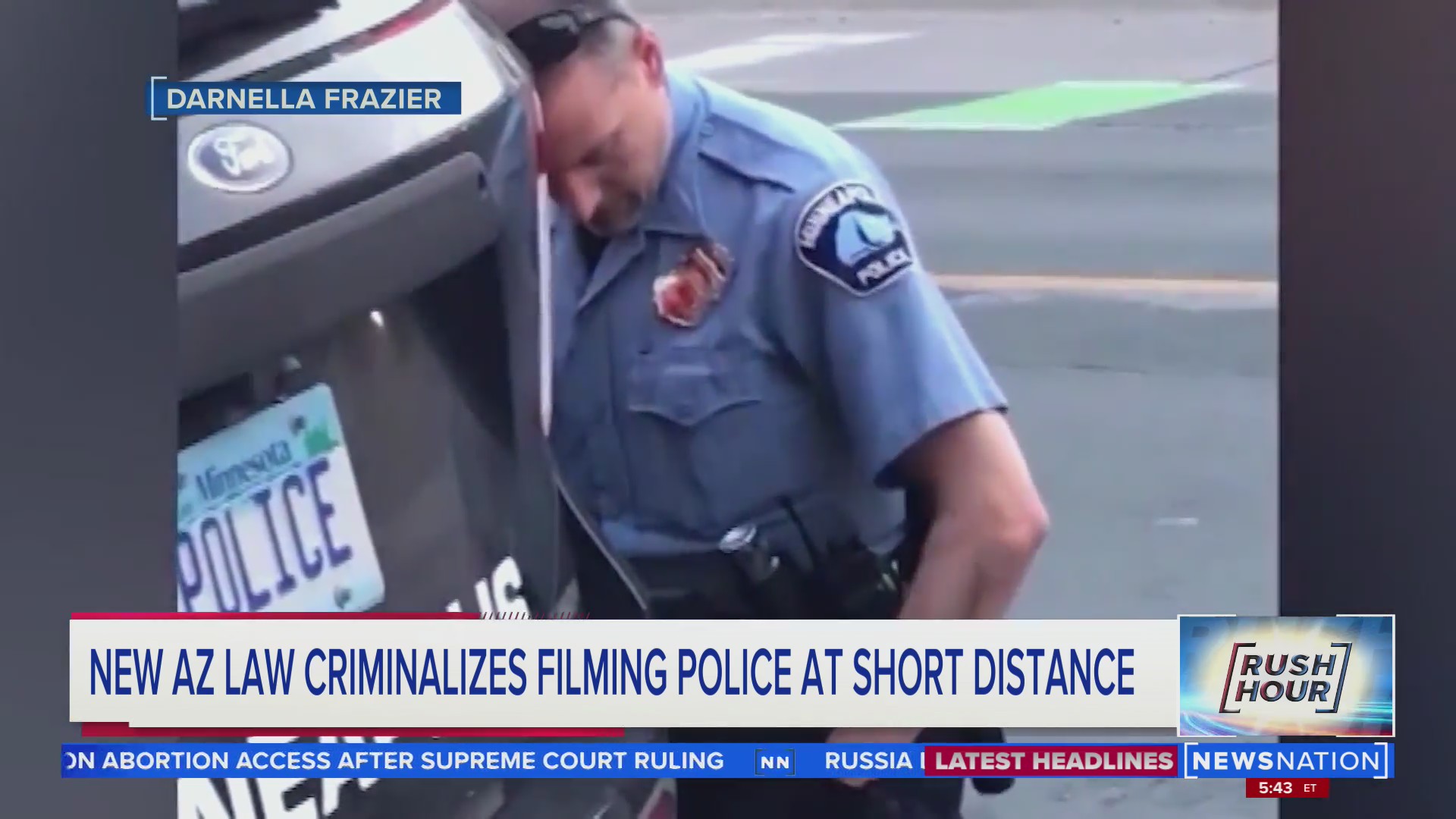Arizona Law Makes It Illegal To Record Police Within 8 Feet Rush Hour
