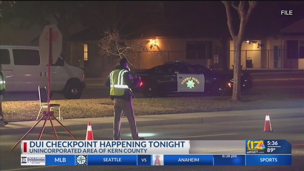 Friday night DUI checkpoint in Bakersfield – KGET 17