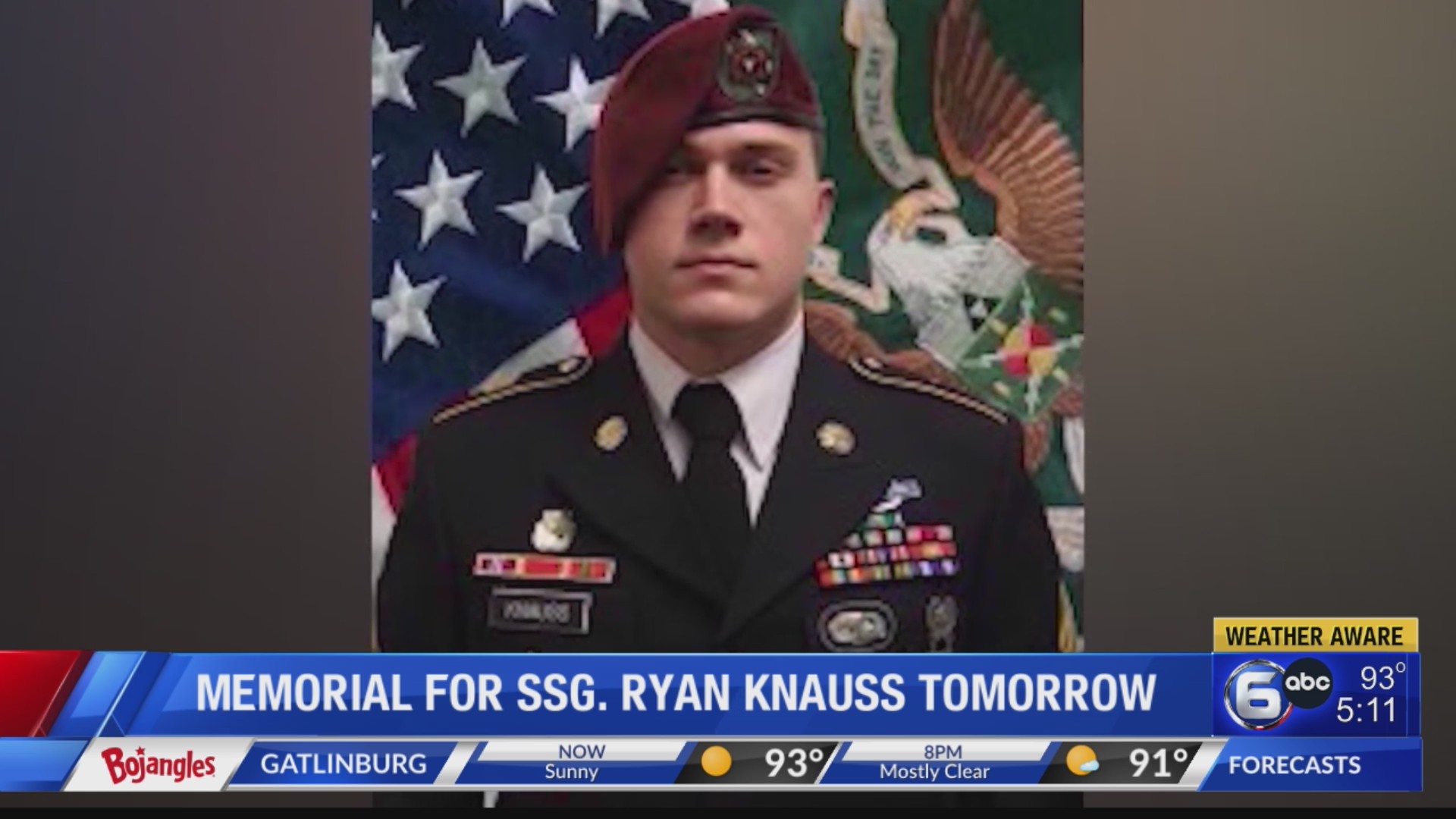 Memorial for SSG Ryan Knauss on Saturday – WATE 6 On Your Side