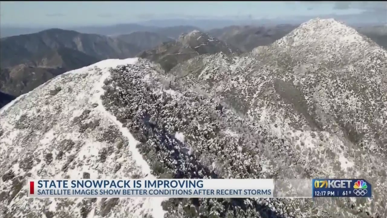 Weather Wednesday: State snowpack is improving – KGET 17 News