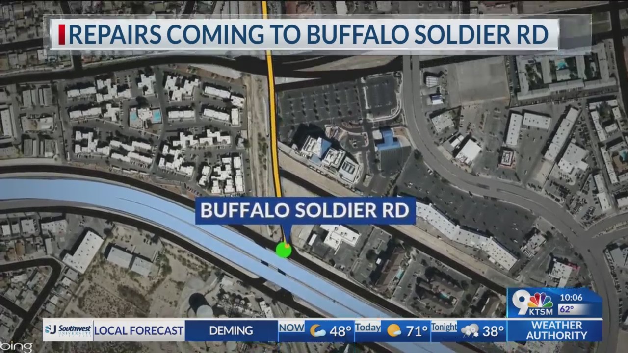 Buffalo Soldier Rd repairs – KTSM 9 News