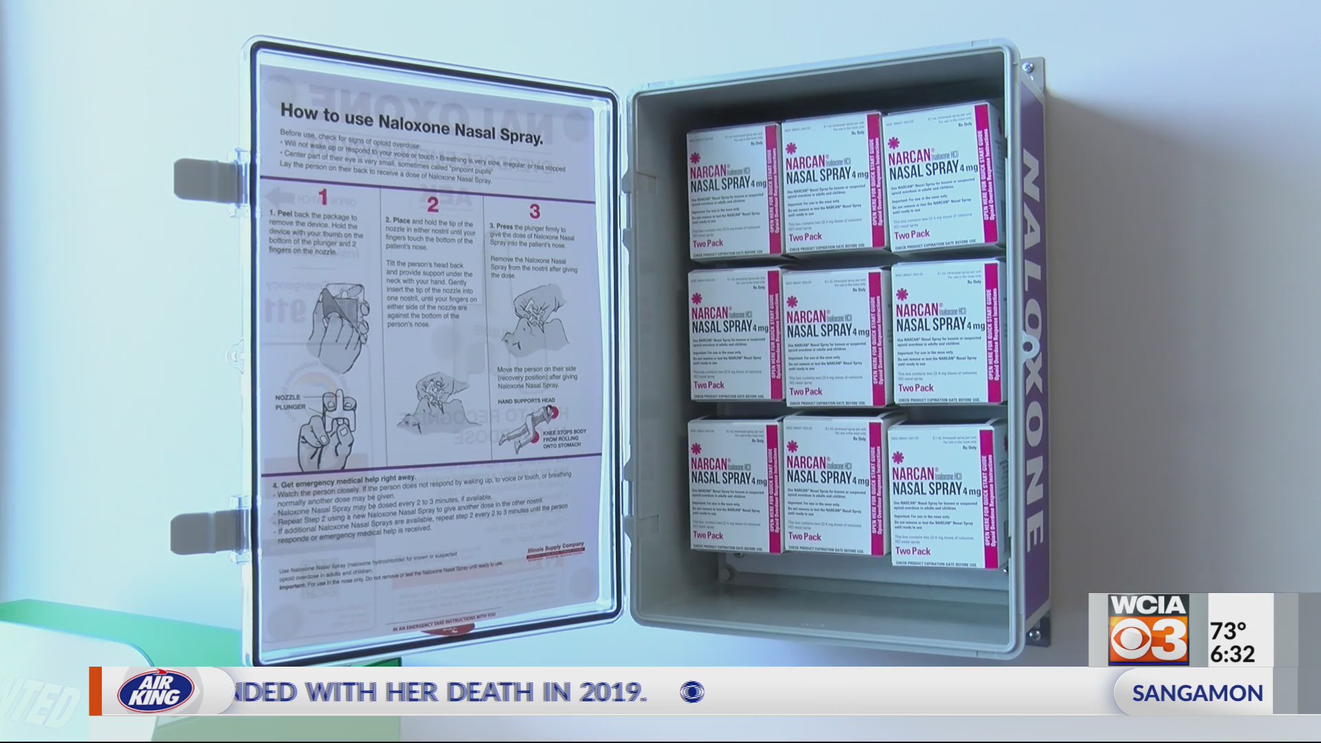 Decatur Police opens free Narcan box to community – WCIA.com